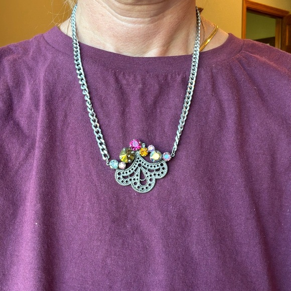 Sabika | Jewelry | Authentic Sabika Multi Stonecolor And Metal Filigree ...